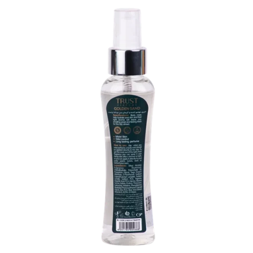 بادی میست مردانه تراست مدل Golden Sand با حجم 100 میل - سایت محصولات تراست